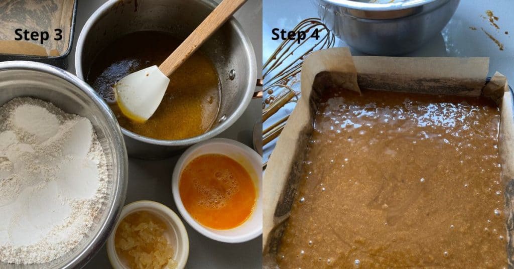 Sticky Ginger Treacle Cake With Stem Ginger - Tasty Bakes Kitchen