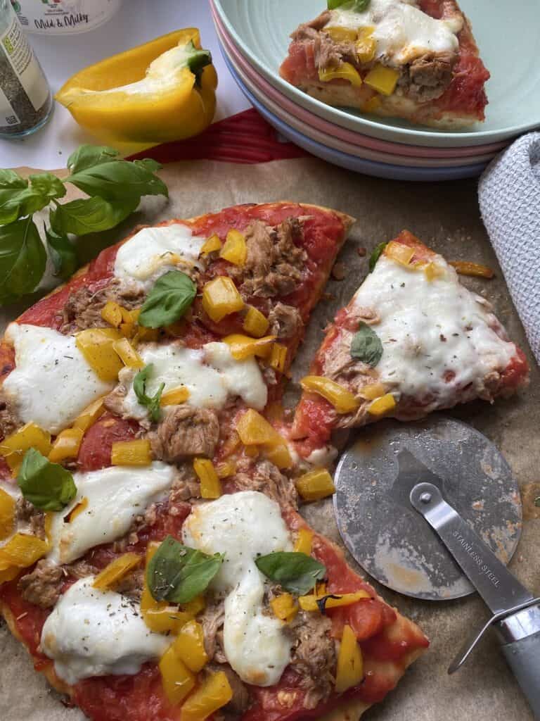 Easy Homemade Pizza Dough (without Yeast) - Tasty Bakes Kitchen