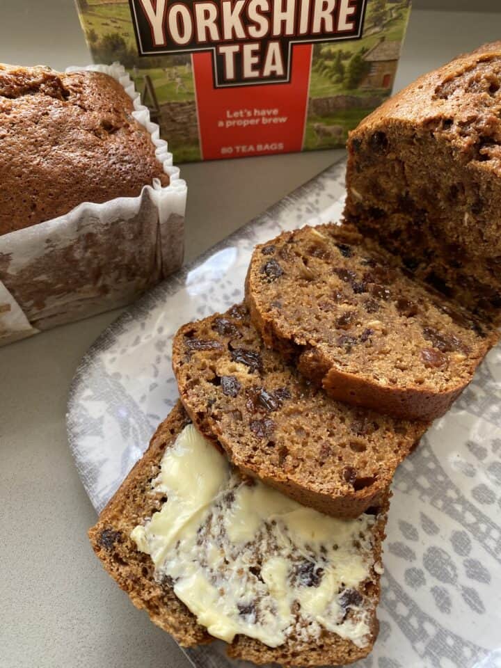 Fat Free Yorkshire Tea Loaf Fruit Cake Recipe - Tasty Bakes Kitchen